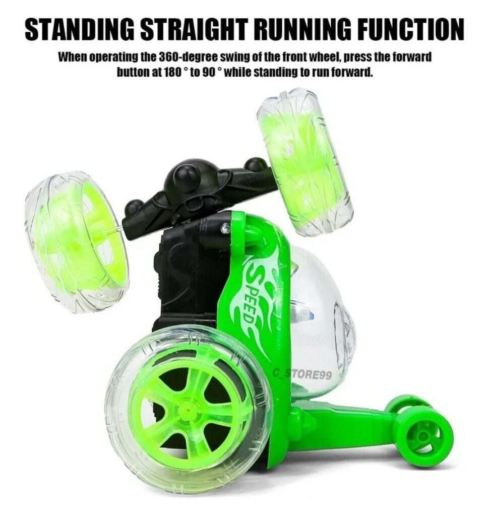 Carro A Control Remoto Loco 360 Rc Recargable Con Luces Niño - Mundo ...